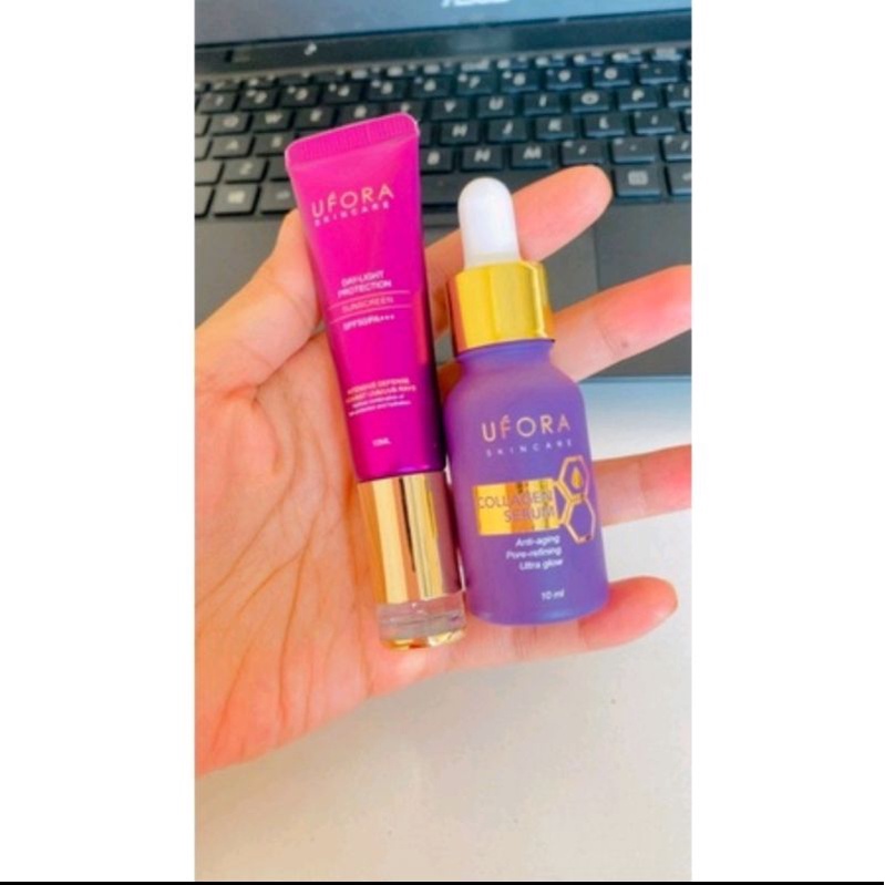 SERUM UFORA + SUNSCREEN UFORA | Shopee Malaysia