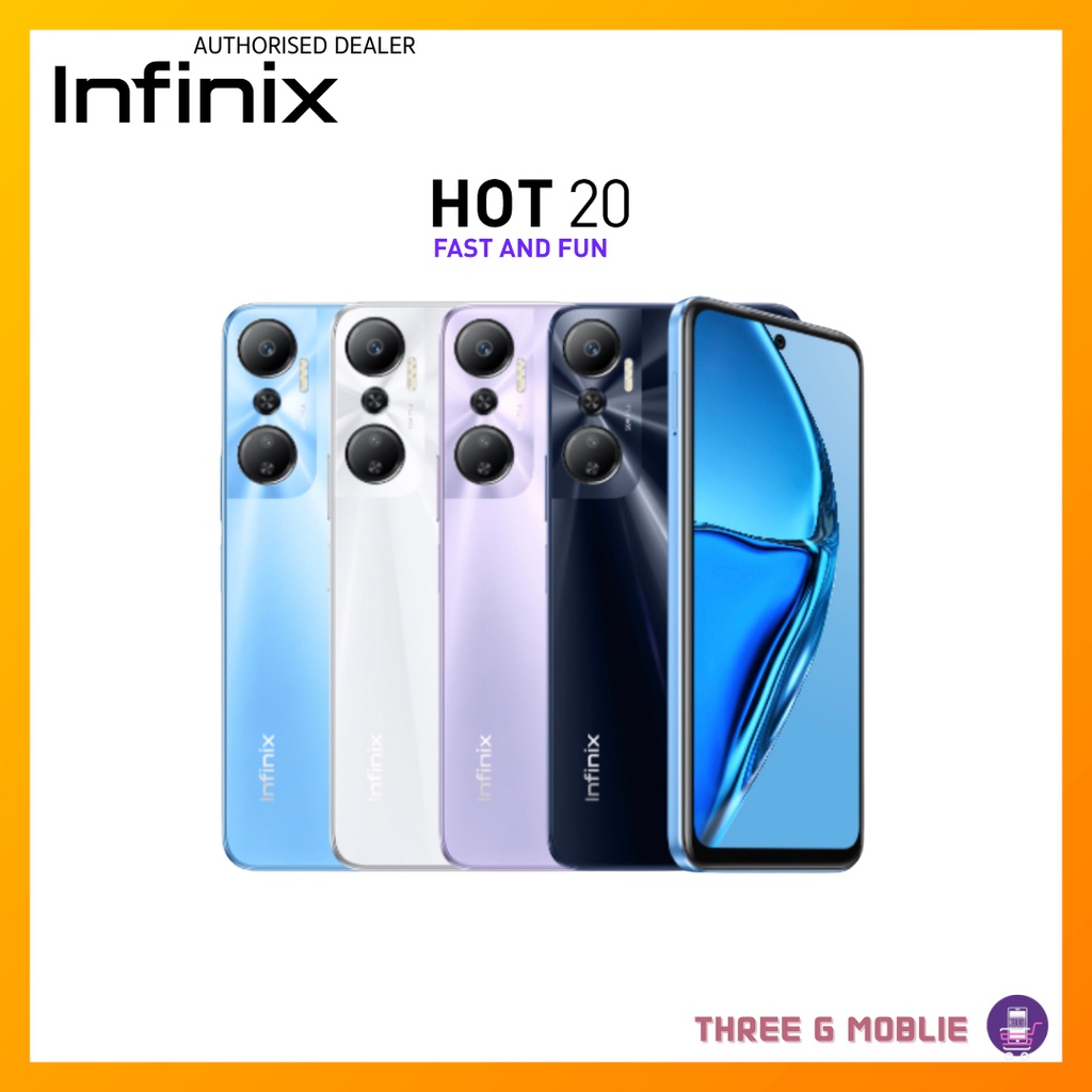 Infinix Hot 20/Hot20i Gaming Phone [128GB ROM + 6GB RAM]Original ...