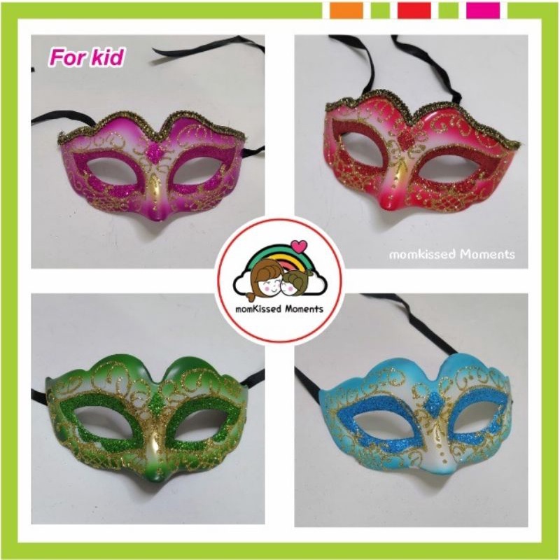🎀Msia🇲🇾Stock🎀 Children Masquerade Mask Kids Party Mask Topeng Parti ...