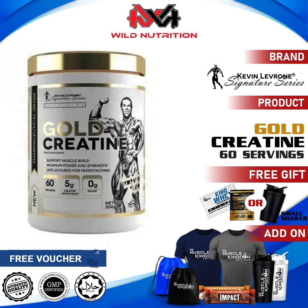 KEVIN LEVRONE GOLD CREATINE 300g (60 Servings) | Shopee Malaysia