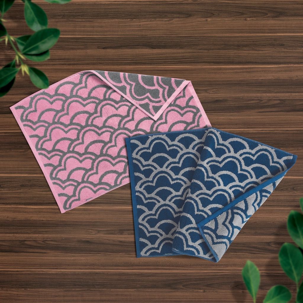 (3pcs Bath Mat) MH Studio Tide Terry Bath Mat Combed Cotton (40 x 60cm ...