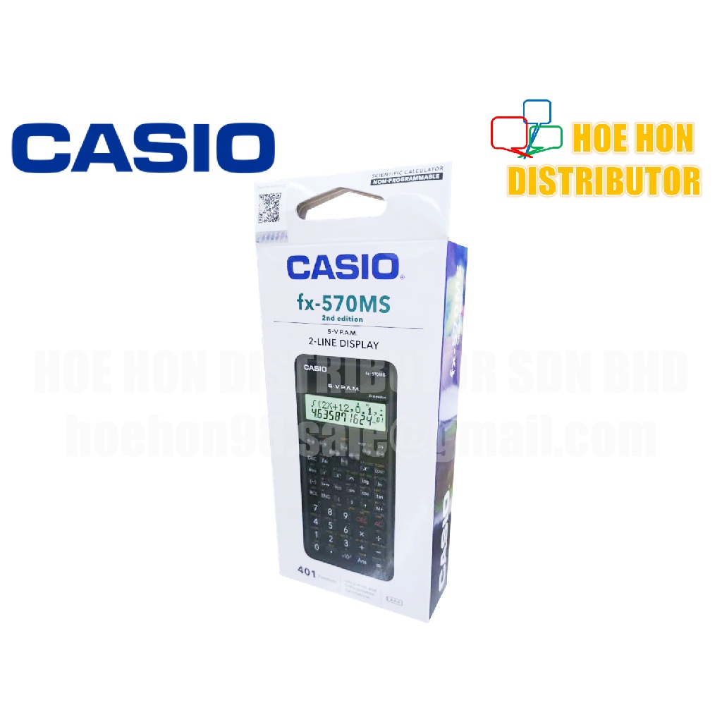 [TERBARU / NEW] Casio Scientific Calculator Fx-570ms / Sains Kalkulator ...