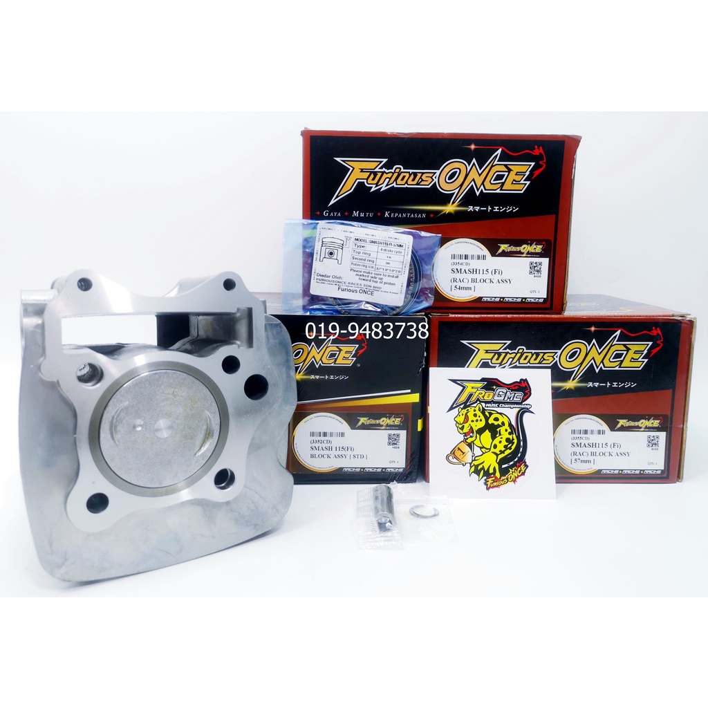 FURIOUS ONCE Block Assy Smash115-Fi Smash 115 Fi Fuel Injection ...