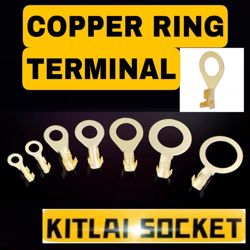 cooper ring terminal m6&m8 | Shopee Malaysia