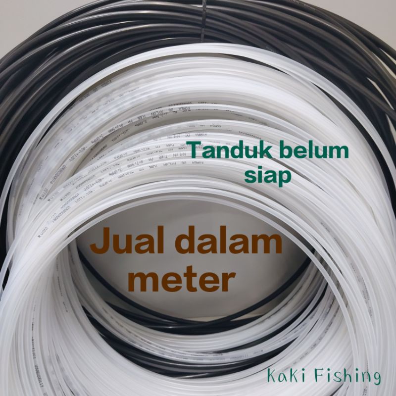 Tanduk belum siap tube tanduk 6mm/4mm 1m fishing tanduk ranggong ...