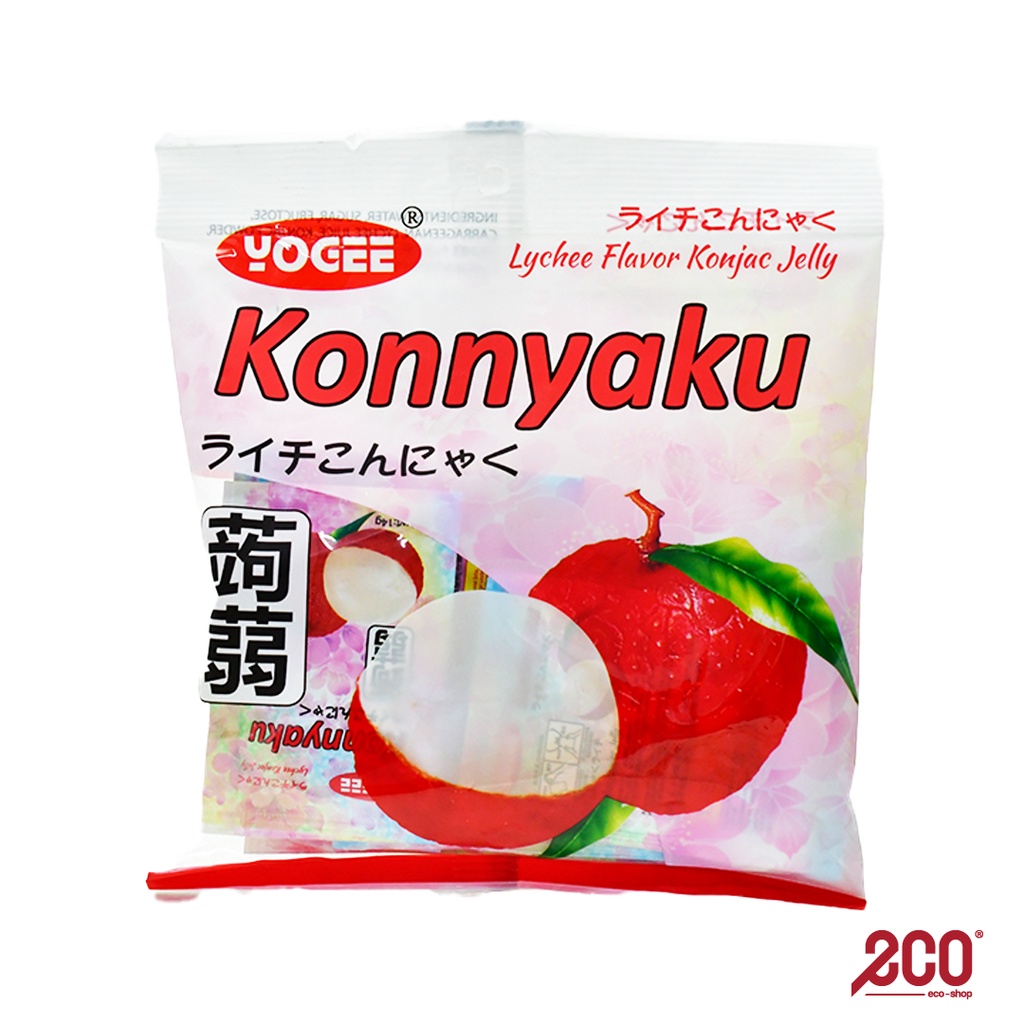 Yogee Konnyaku Konjac Jelly with Lychee Flavour (14G x12s) - AD-L001-T02-12 - AD-L001-T02-12 ...