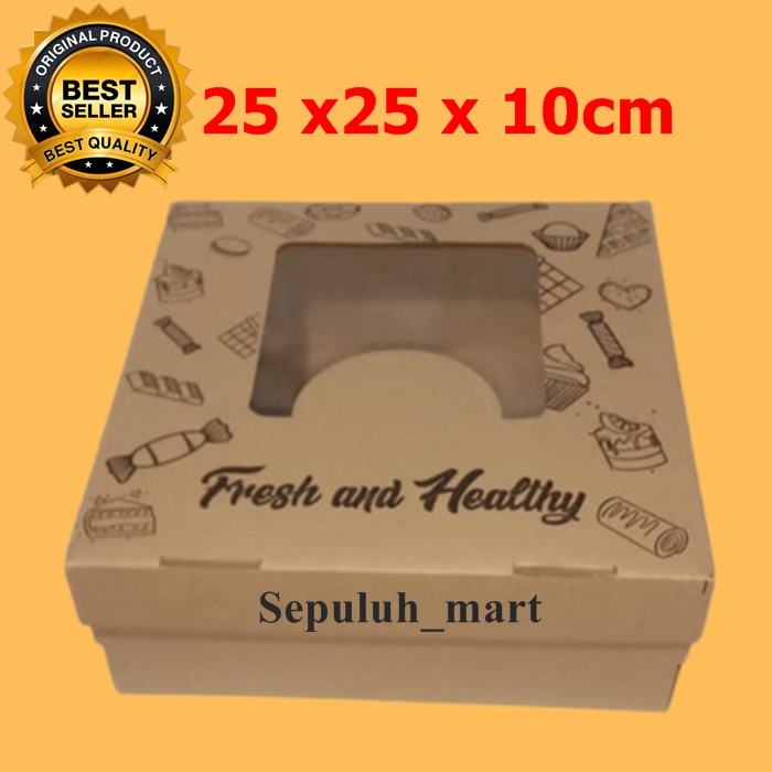 Pudding Cardboard/Ballu/Cardboard 25x25x10/cake Cardboard/Food ...