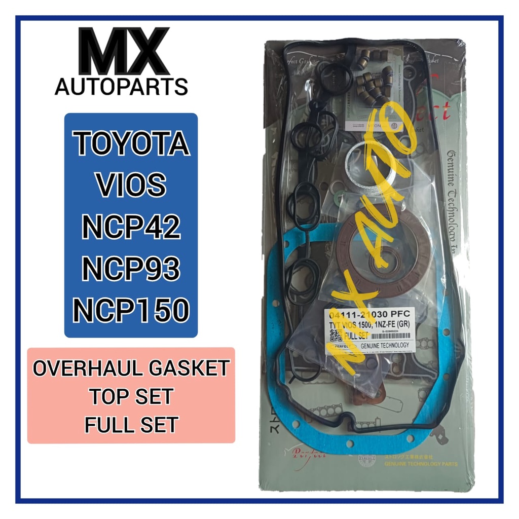 TOYOTA VIOS NCP42 / NCP93 / NCP150 ( 1NZ-FE ENGINE ) TOP OR FULL ...