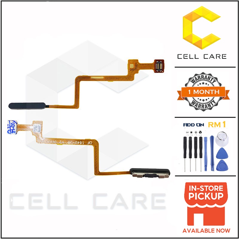 CellCare Fingerprint Finger Button Sensor Flex Cable Ribbon Compatible ...