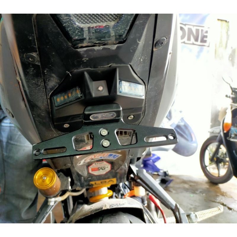 YAMAHA R15 v3 R25 V1 V2 FENDERLESS UNDERTAIL WITH RAPIDO PLATE HORDER ...