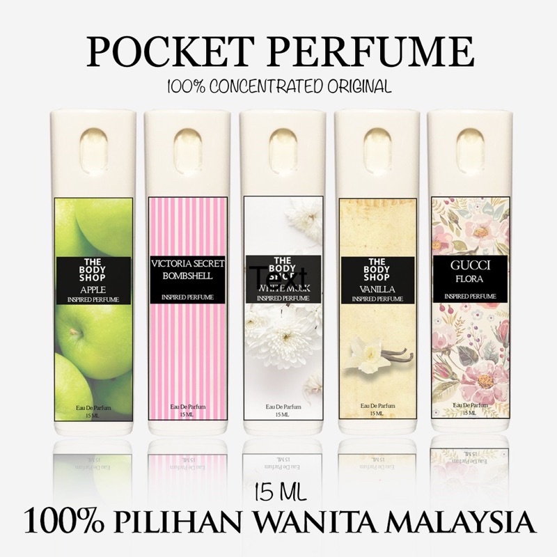 Pocket Perfume 15ML 100% Original Concentrated | Shopee Malaysia