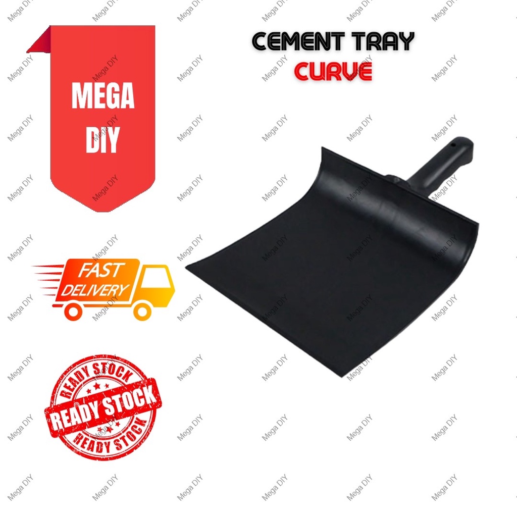 PVC Cement Tray Curve Curvy Dulang Simen Sudu Pinggan Simen 石灰盘 ...