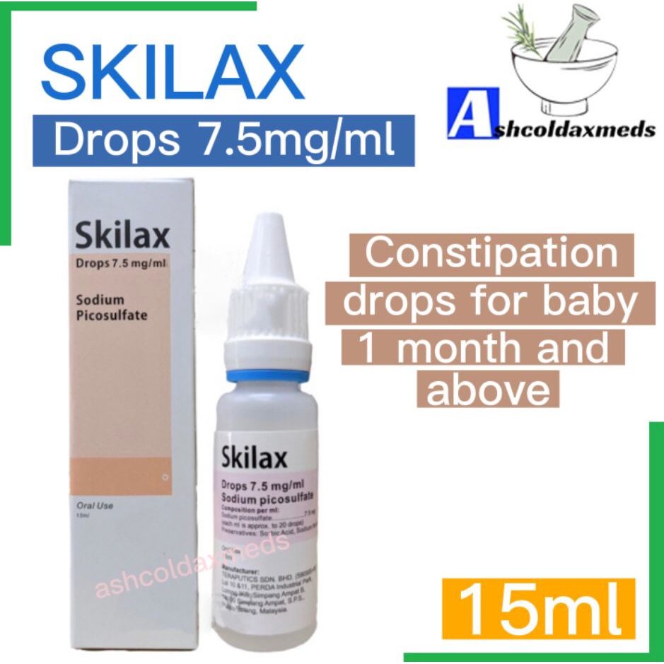 Skilax Drops 7.5mg/ml Sodium Picosulfate 15ml | Shopee Malaysia
