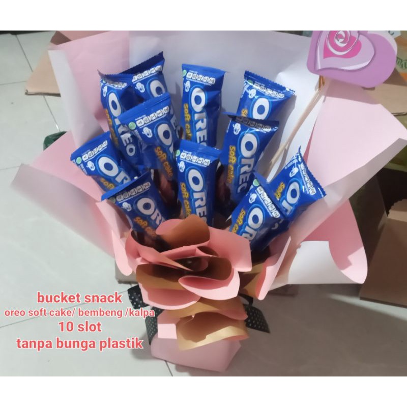 Snack Bucket (No Plastic Flowers) | Shopee Malaysia