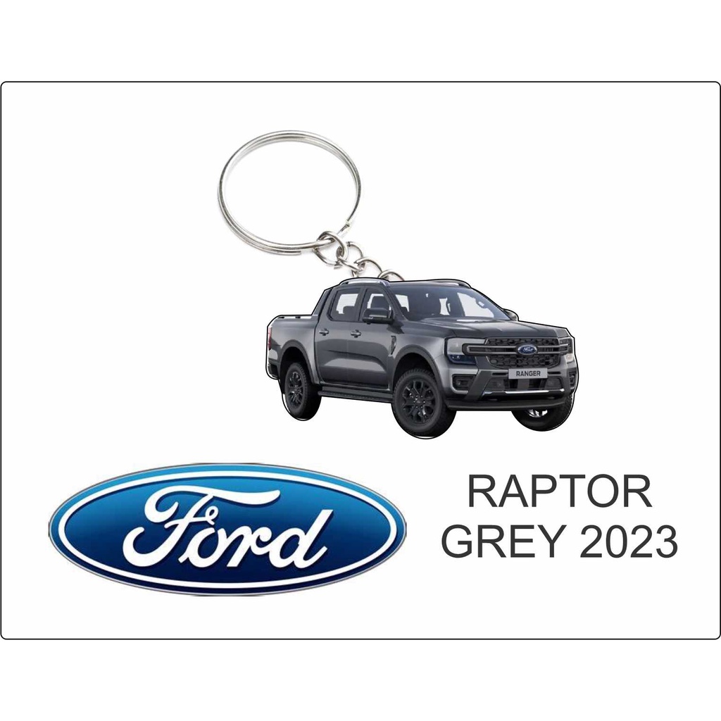 ford raptor grey 2023 keychain 2d | Shopee Malaysia