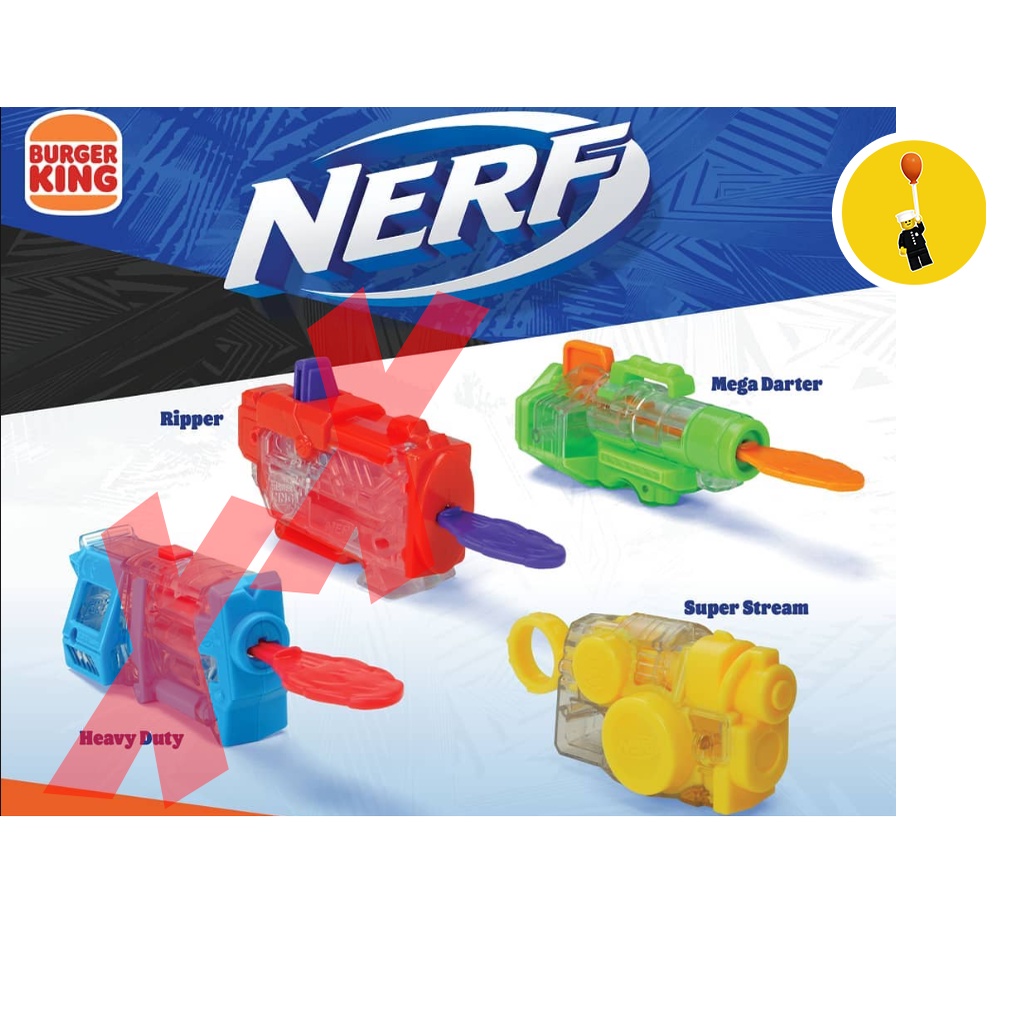 Burger King Toys 2020 NERF (Oversea Toy)(Condition as photo show) | Shopee Malaysia