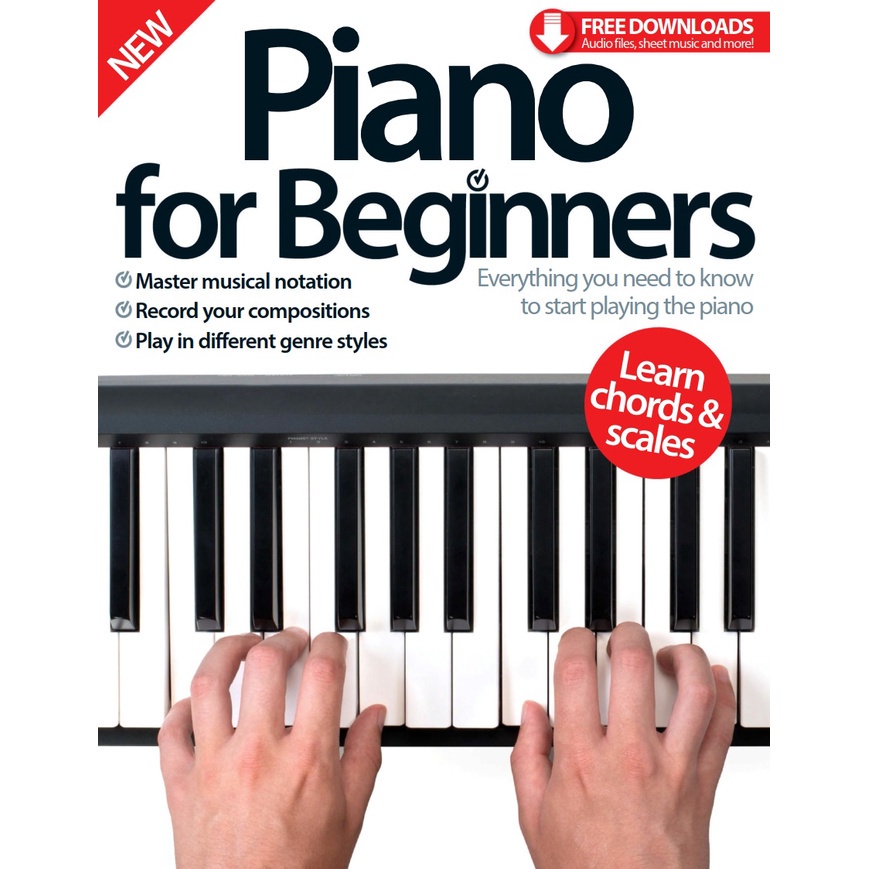 (Piano PDF) Piano for Beginners - Learn Chords and Scales | Shopee Malaysia