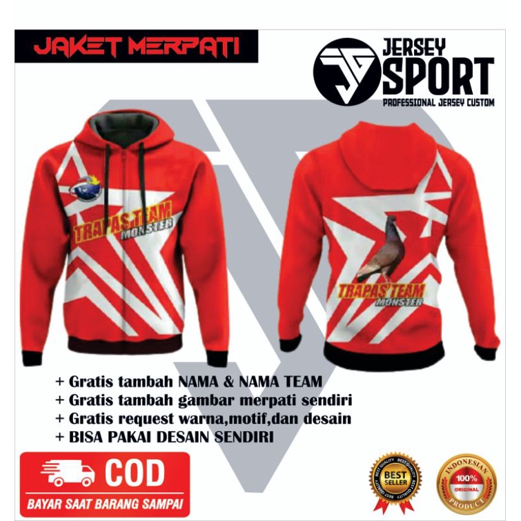 Custom DESIGN RACING PIGEON JACKET FREE REQUEST | Shopee Malaysia