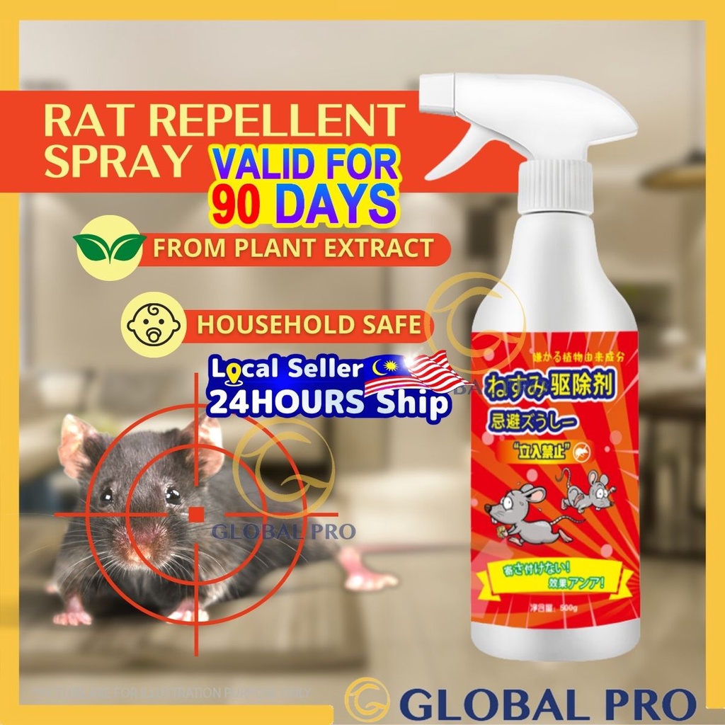 500g RAT REPELLENT ANTI Rat Spray Ubat Tikus Paling Berkesan Rat OFF ...