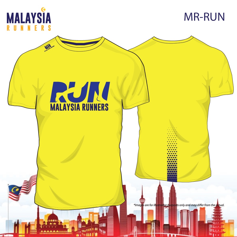 Malaysia Runners Short Sleeve Run Merchandise Shirt - Without Collar ...