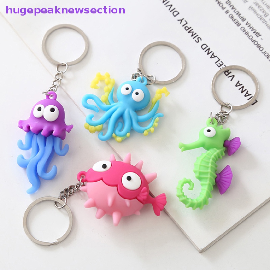 hugepeaknewsection Silicone Simulation Marine Life Marine Fish Octopus ...