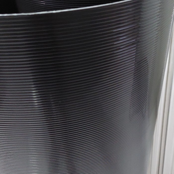 HITAM Fiber Fence MOTIF Straight Black Stripe EXTRA Thick 120CM PER ...