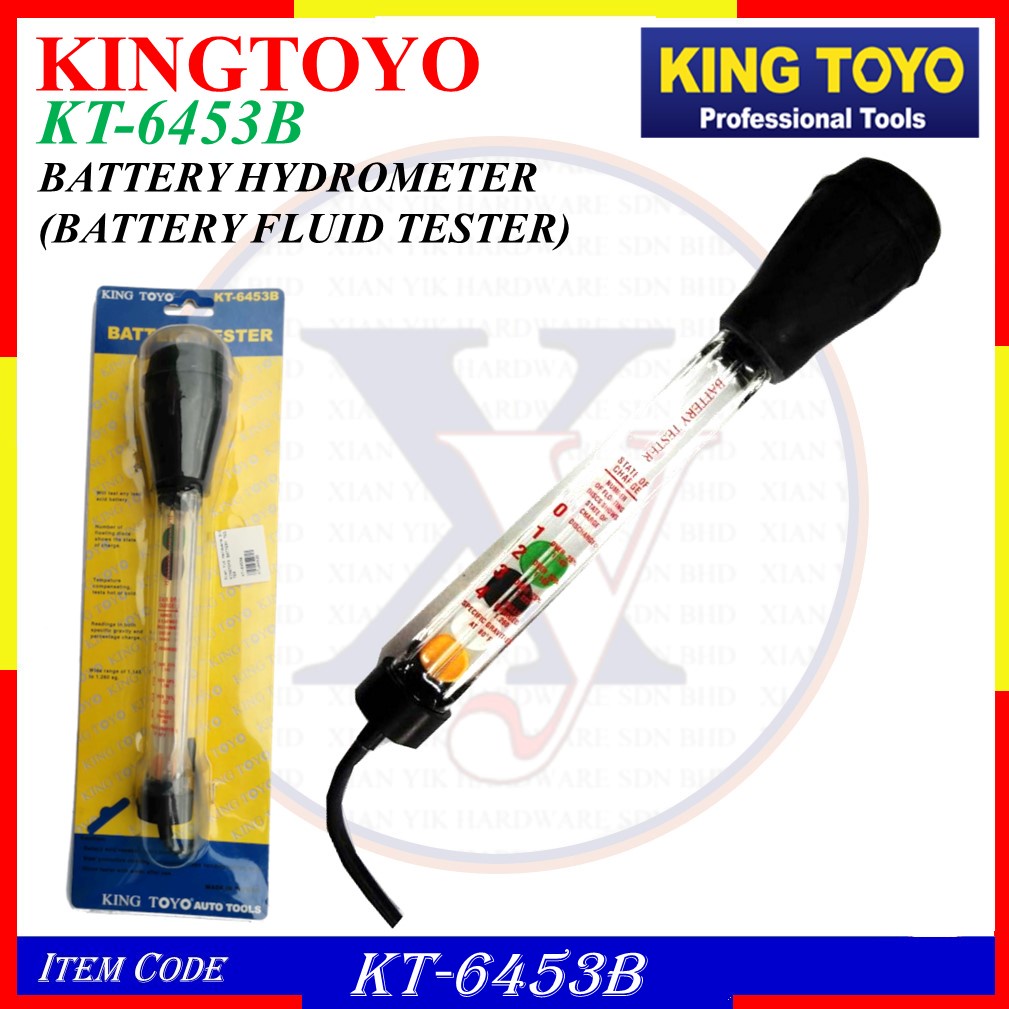 KT-6453B (KT-6453B) KINGTOYO BATTERY HYDROMETER (BATTERY FLUID TESTER ...