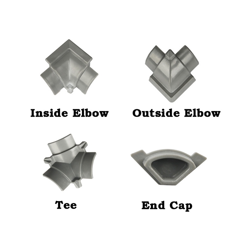 Heeman4u 1 Meter PVC Self-Adhesive Raceway Angle Wall Cord Duct Corner ...