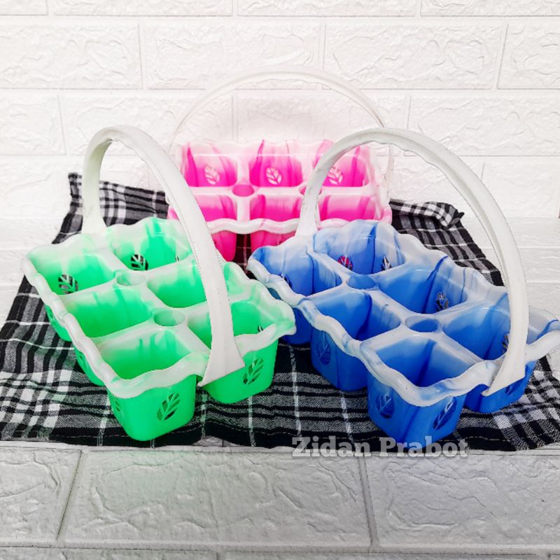 Aqua Glass Mineral Water Rack Abstract Color Leaf Motif | Shopee Malaysia
