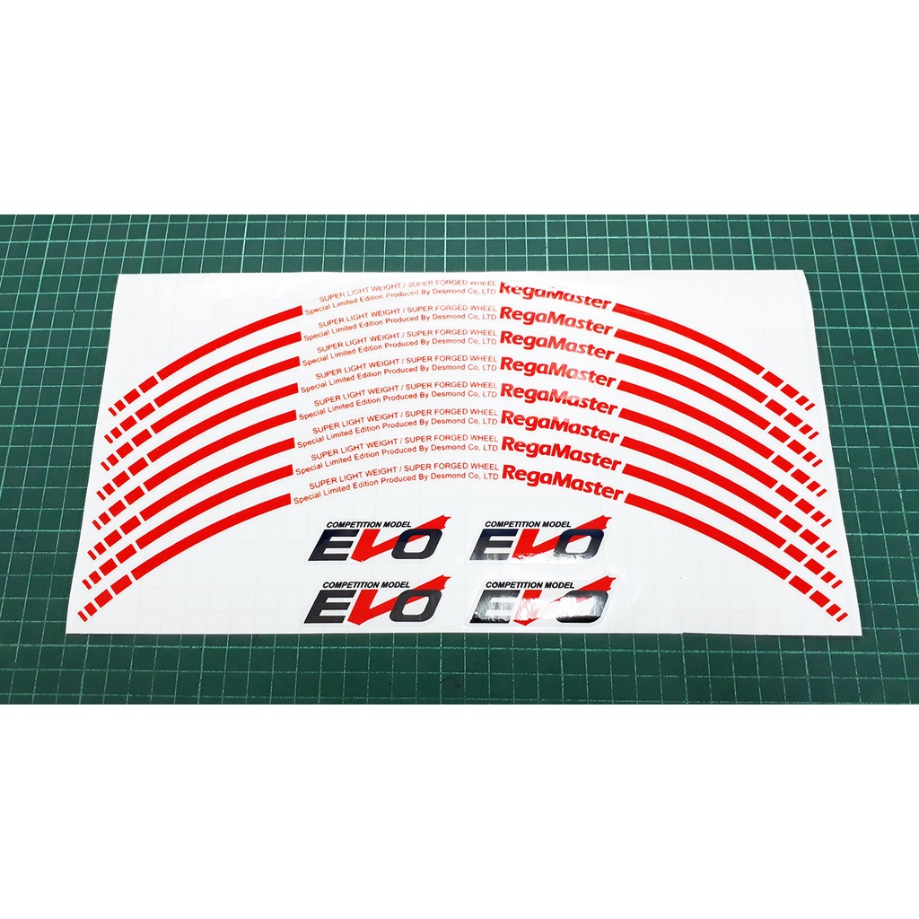 EVO Regamaster Desmond- rim sticker kit | Shopee Malaysia