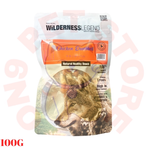 WILDERNESS LEGEND 80G / 90G / 100G / 120G Dog Treats/ Dog Snack/ Pet ...