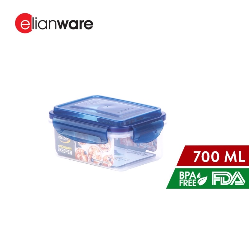 ezy-lock microwave keeper 700ml only - 1pc | Shopee Malaysia