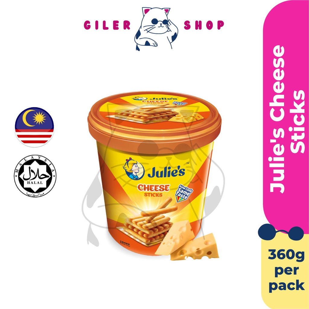 Julie's Stick Biscuit Cheese Sticks 360g per pack | Shopee Malaysia