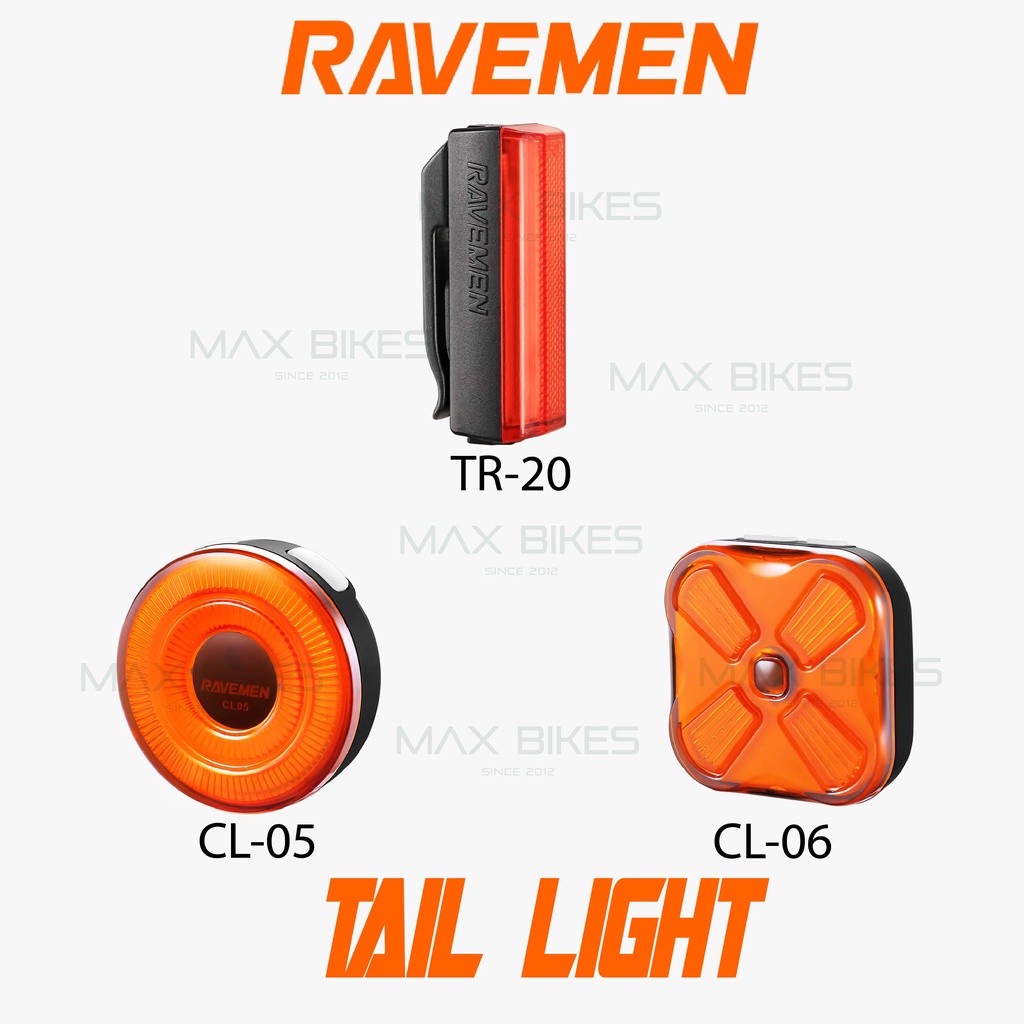 Ready stock!! RAVEMEN bicyle tail light TR20 / CL05/ CL06 | Shopee Malaysia