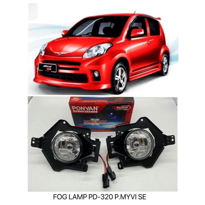[FREE BLUB 55W 2PCS] PERODUA MYVI 2008 SE SPEC FOG LAMP FOG LIGHT ...