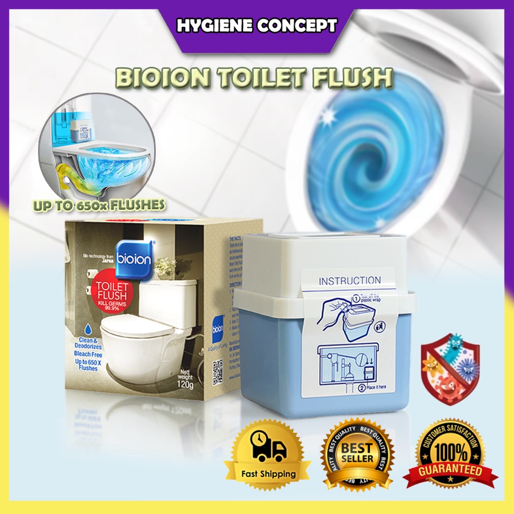 120g BioIon Toilet Flush / Deodorizes Toilet Bowl Flush Water Refresh ...