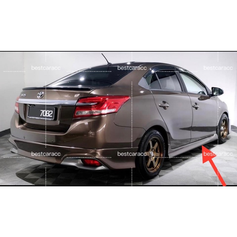 TOYOTA VIOS NCP 150 2013.2018. SIDE SKIRT PU NO PAINT | Shopee Malaysia