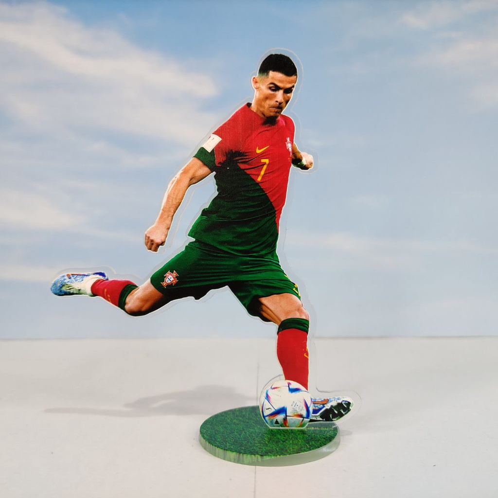 Standee Action Figure Cristiano Ronaldo Jersey Portugal Goal World Cup ...