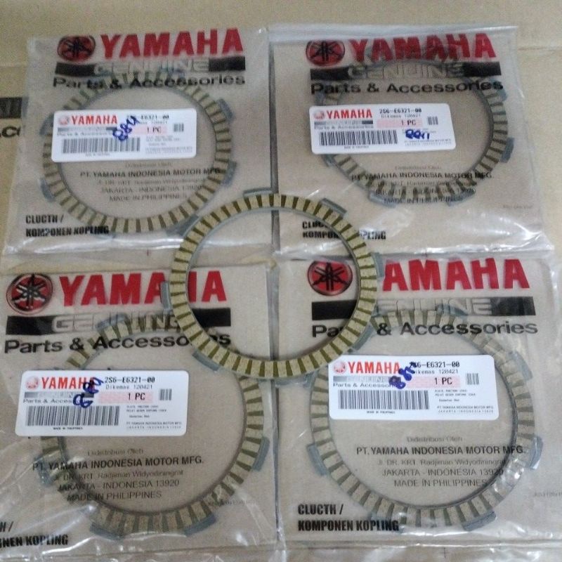 YAMAHA LC135(1S7-E6321-00) LC135 5S LC135 ES Y125 CLUTCH PLATE ORIGINAL 100% | Shopee Malaysia