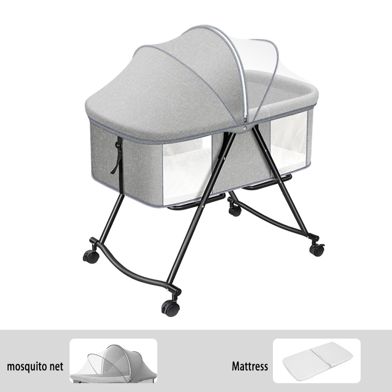 COD Baby cot bedside baby bed set portable Baby Crib katil baby newborn ...