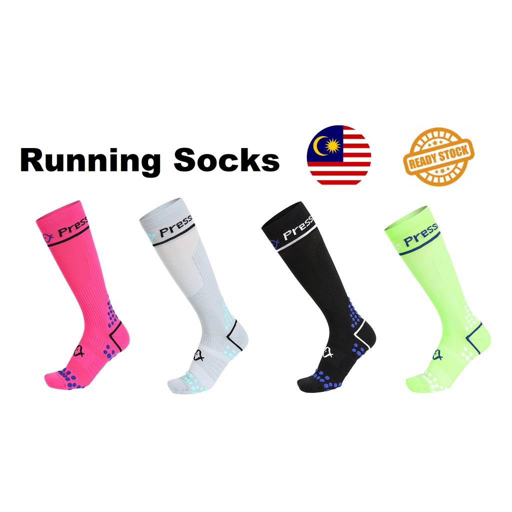 Abarana Stockings Running Knee High Socks Compression Quick Drying Hiking Marathon Outdoor Sport ...