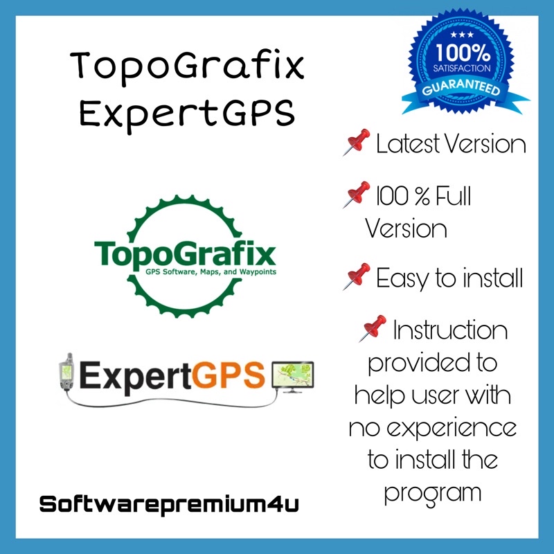 TopoGrafix ExpertGPS 8.30 (2022) 🔥【Latest】🔥 | Shopee Malaysia
