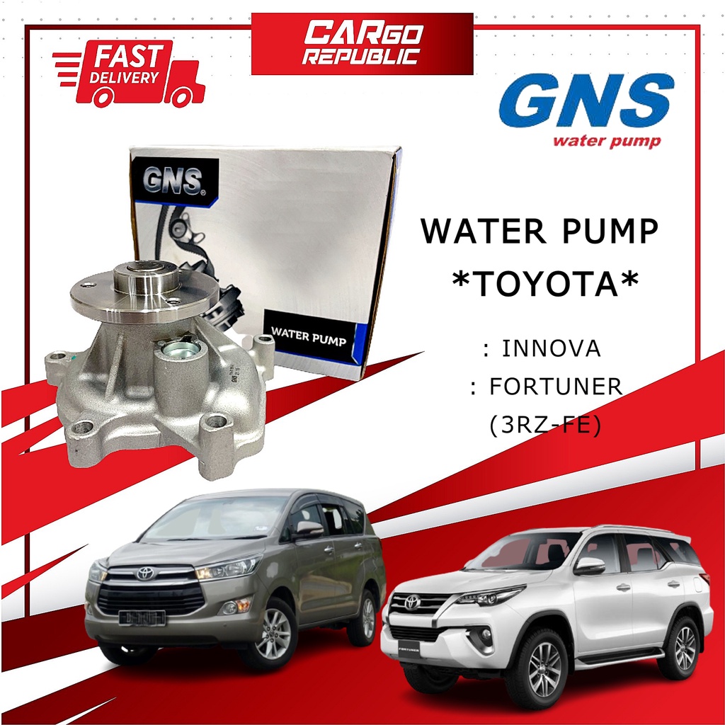 GNS Water Pump Toyota Innova Fortuner (3RZ-FE) Quality Guarantee 100% ...