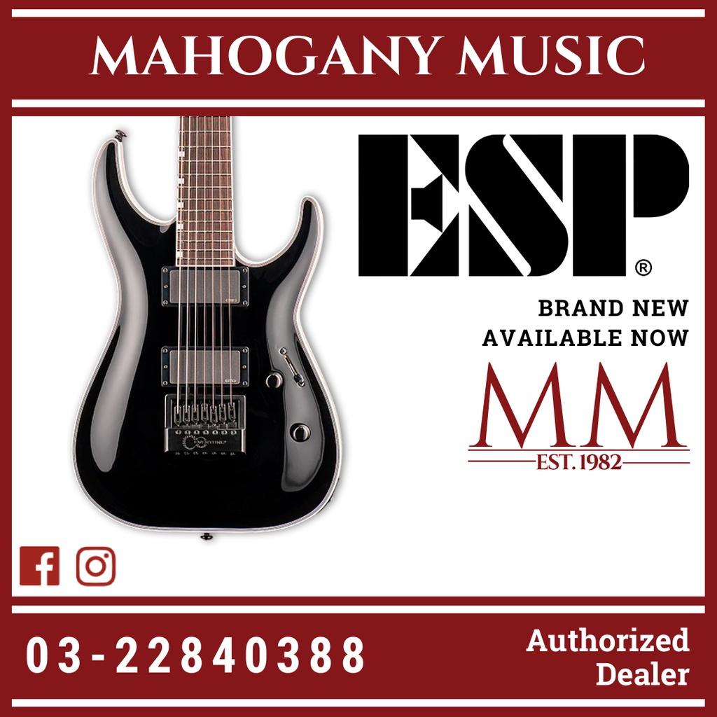 ESP LTD MH-1007 EverTune - Black | Shopee Malaysia