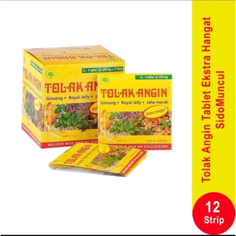 TOLAK ANGIN kapsul (isi 4 tablet 12strip) | Shopee Malaysia
