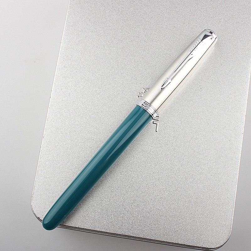 Jinhao 86 Classic Vintage Fountain Pen Luxury Silver Arrow Clip Ultra ...