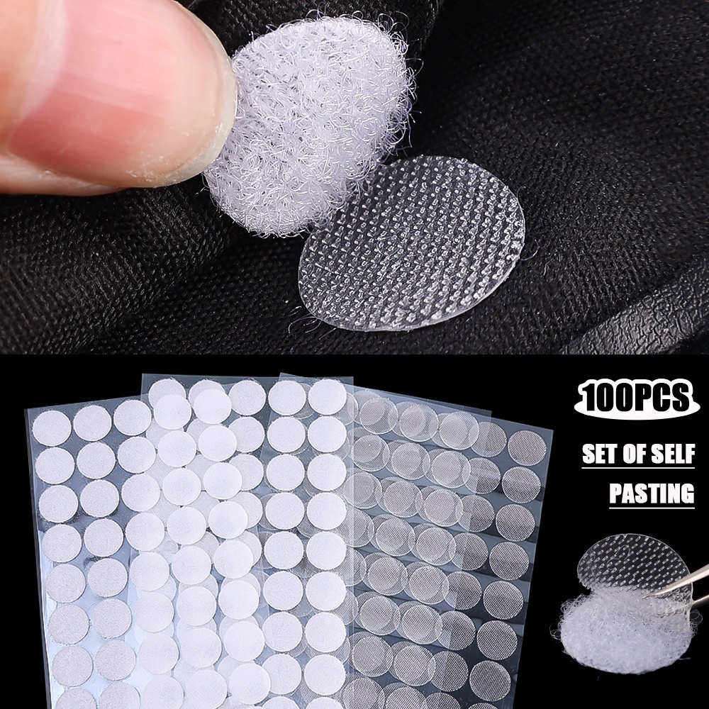 108 Pairs Self Adhesive Double Sided Strong Glue Disc Magic Sticker ...