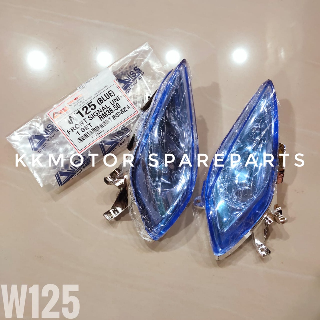 HONDA WAVE125 W125 WAVE 125 FRONT SIGNAL SET SIGNAL DEPAN ( BLUE ) LEFT ...