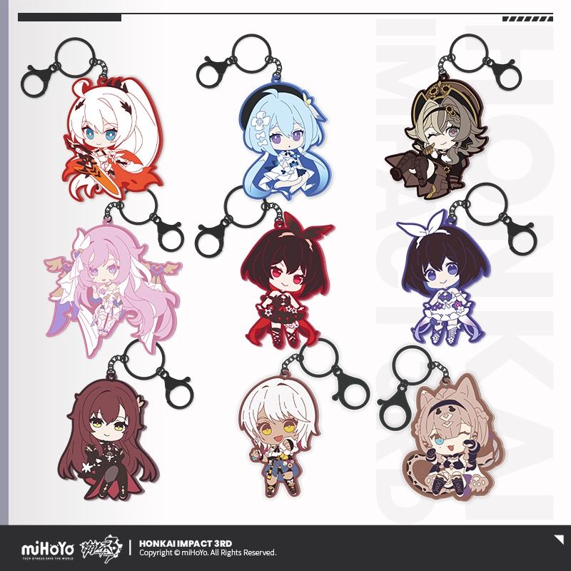 Mihoyo Honkai impact 3 keychain elysia eden mobius aponia seele raven ...