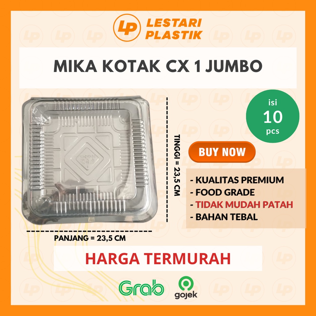 Thick Plastic Cake Mica / Food Box Mica / Large Square Mica / Large ...